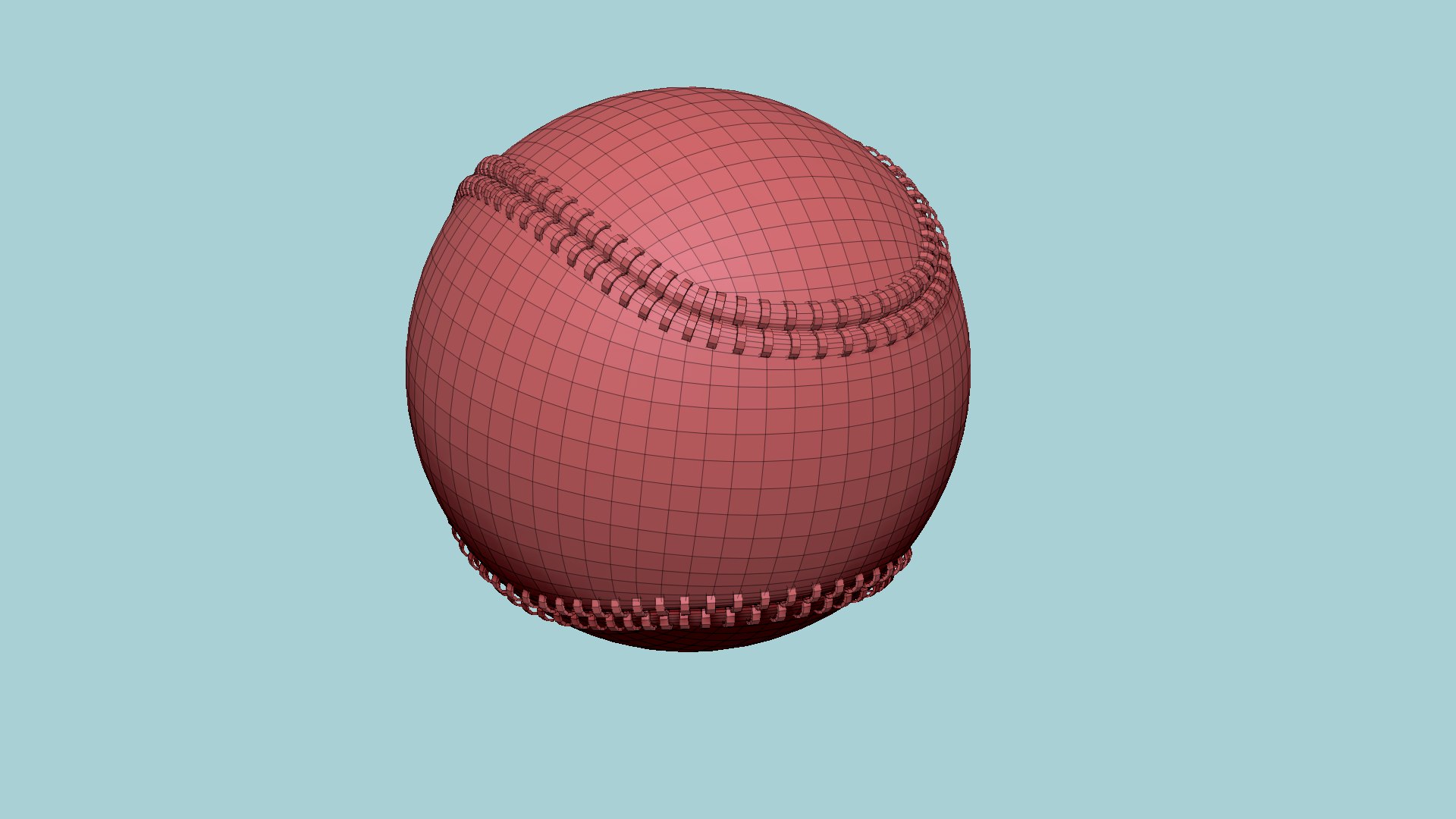 Baseball Ball 02 - Blank Mock Up Basic Template 3D Model - TurboSquid ...