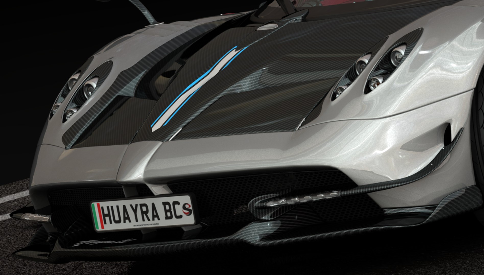 3d Model Pagani Huayra Bc 2016