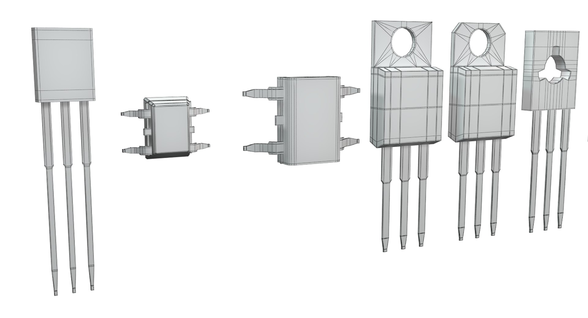 3D Model Transistors - TurboSquid 1359105