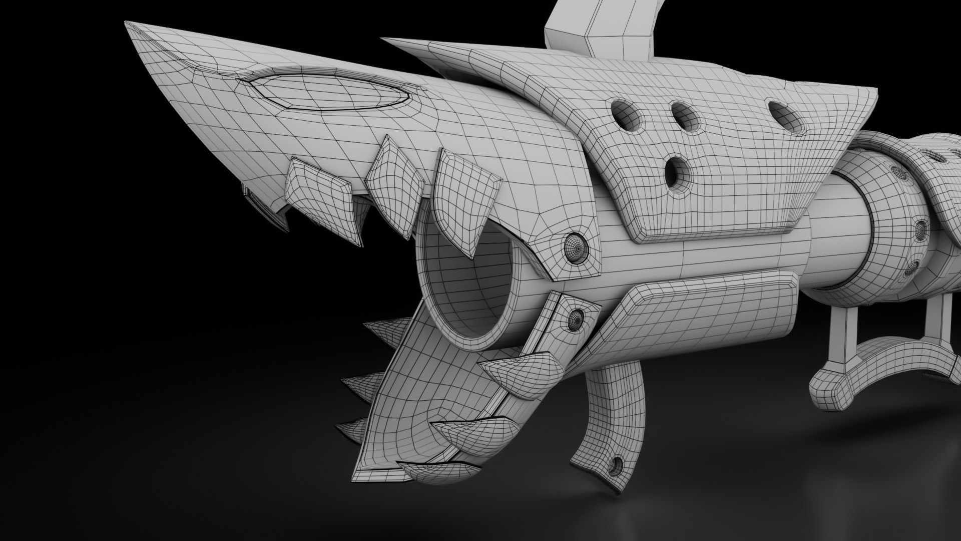 Jinx Fishbones Rocket Launcher 3D Model - TurboSquid 2371202
