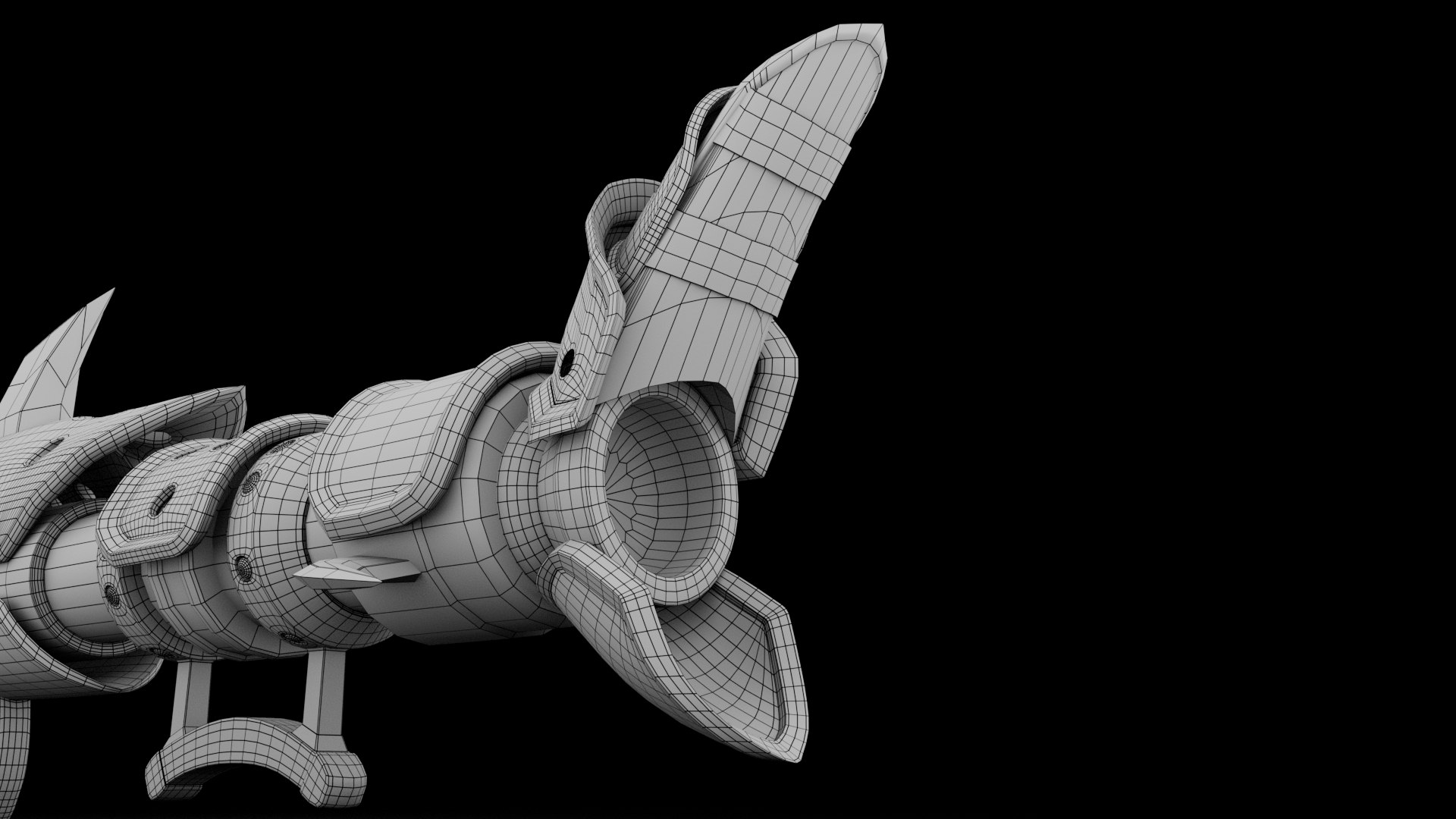 Jinx Fishbones Rocket Launcher 3D Model - TurboSquid 2371202