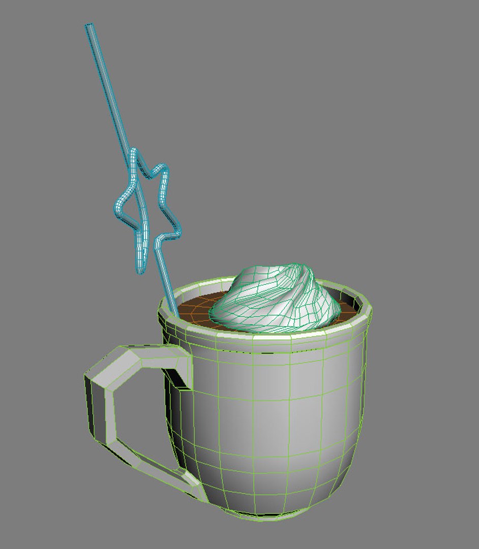 3d Mug Modeled Model