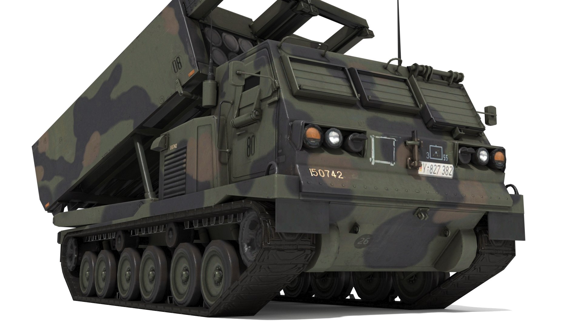 M270 Mlrs Rocket 3D Model - TurboSquid 1470272