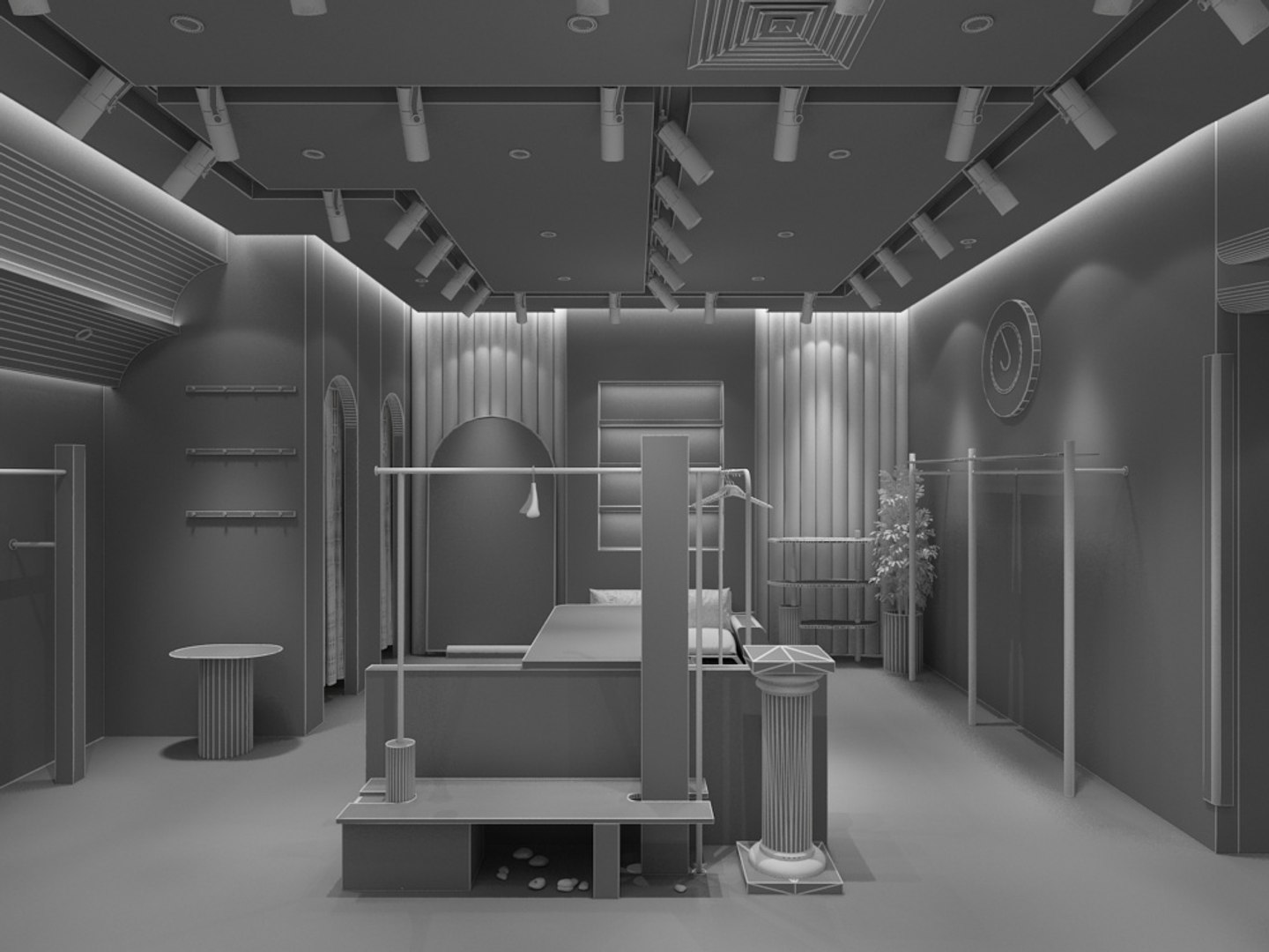 Lady Clothing Shop 3D - TurboSquid 1698704