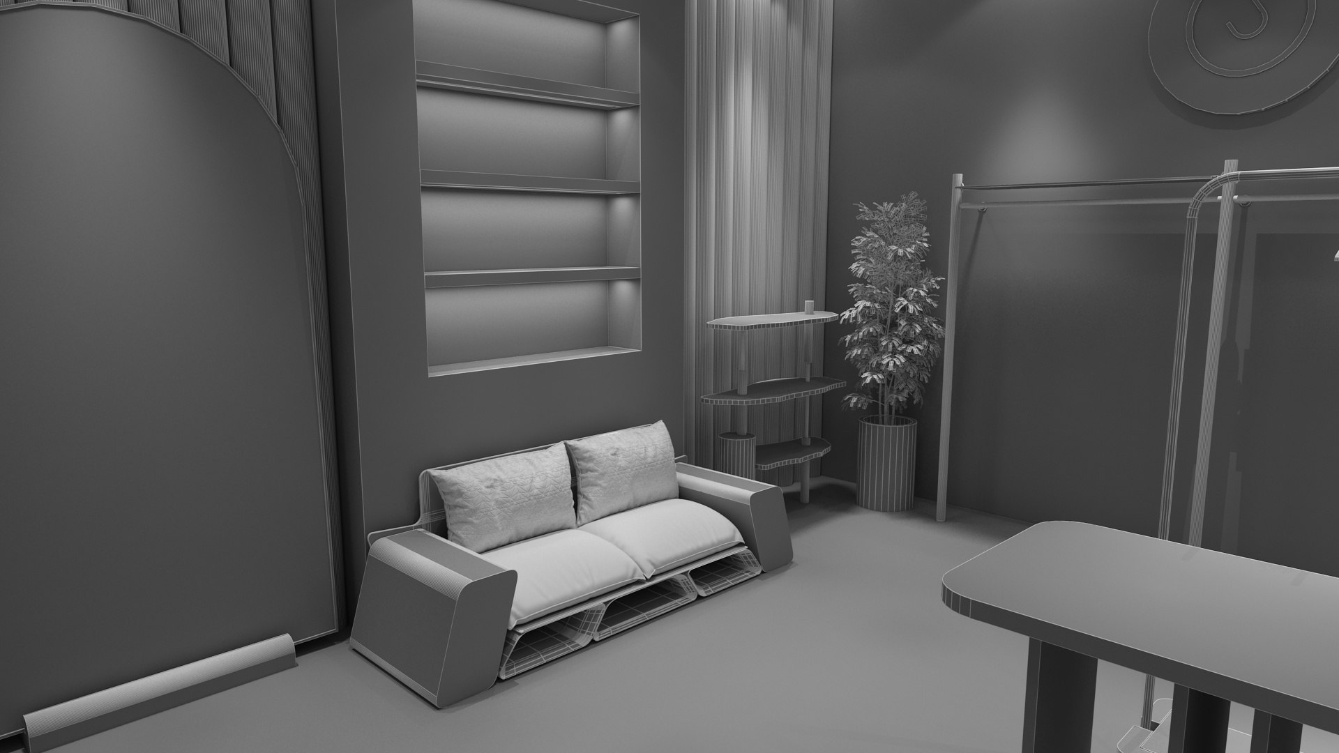 Lady Clothing Shop 3D - TurboSquid 1698704