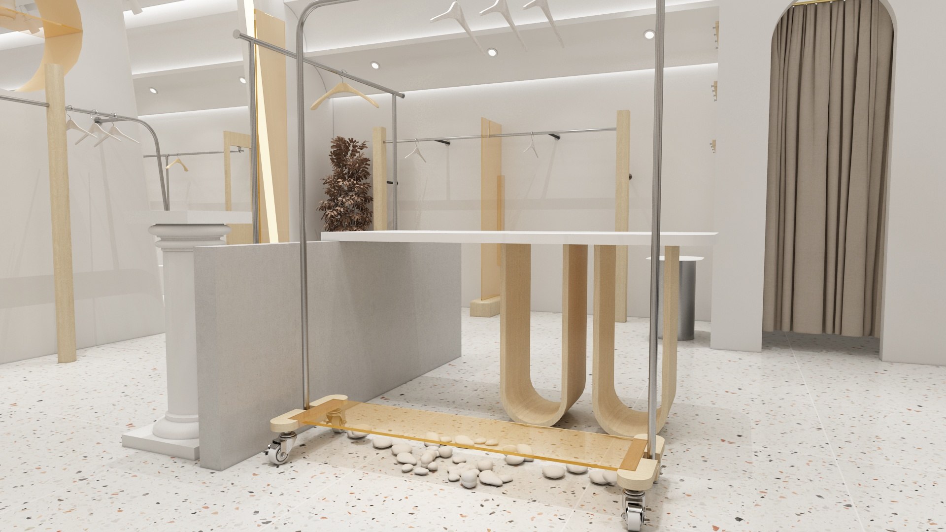 Lady Clothing Shop 3D - TurboSquid 1698704