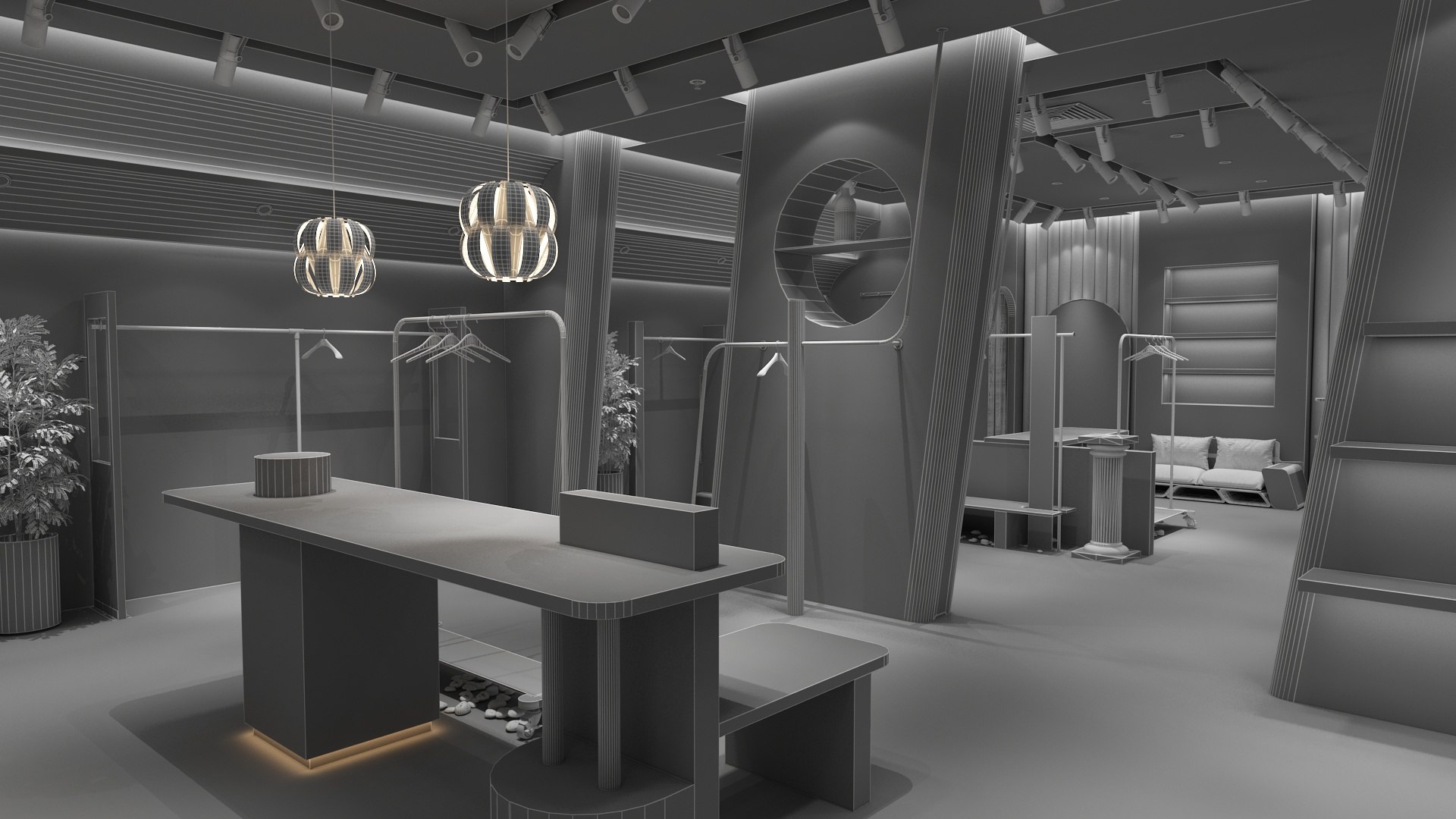 Lady Clothing Shop 3D - TurboSquid 1698704