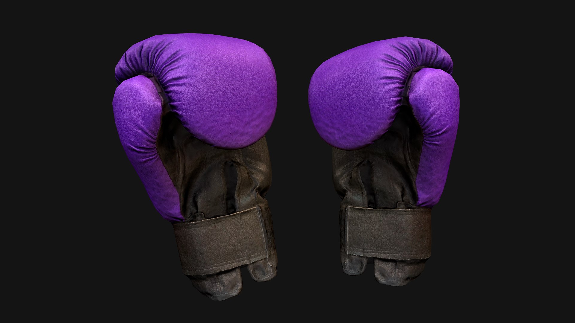 Boxing Gloves Purple Star Model - TurboSquid 1942675