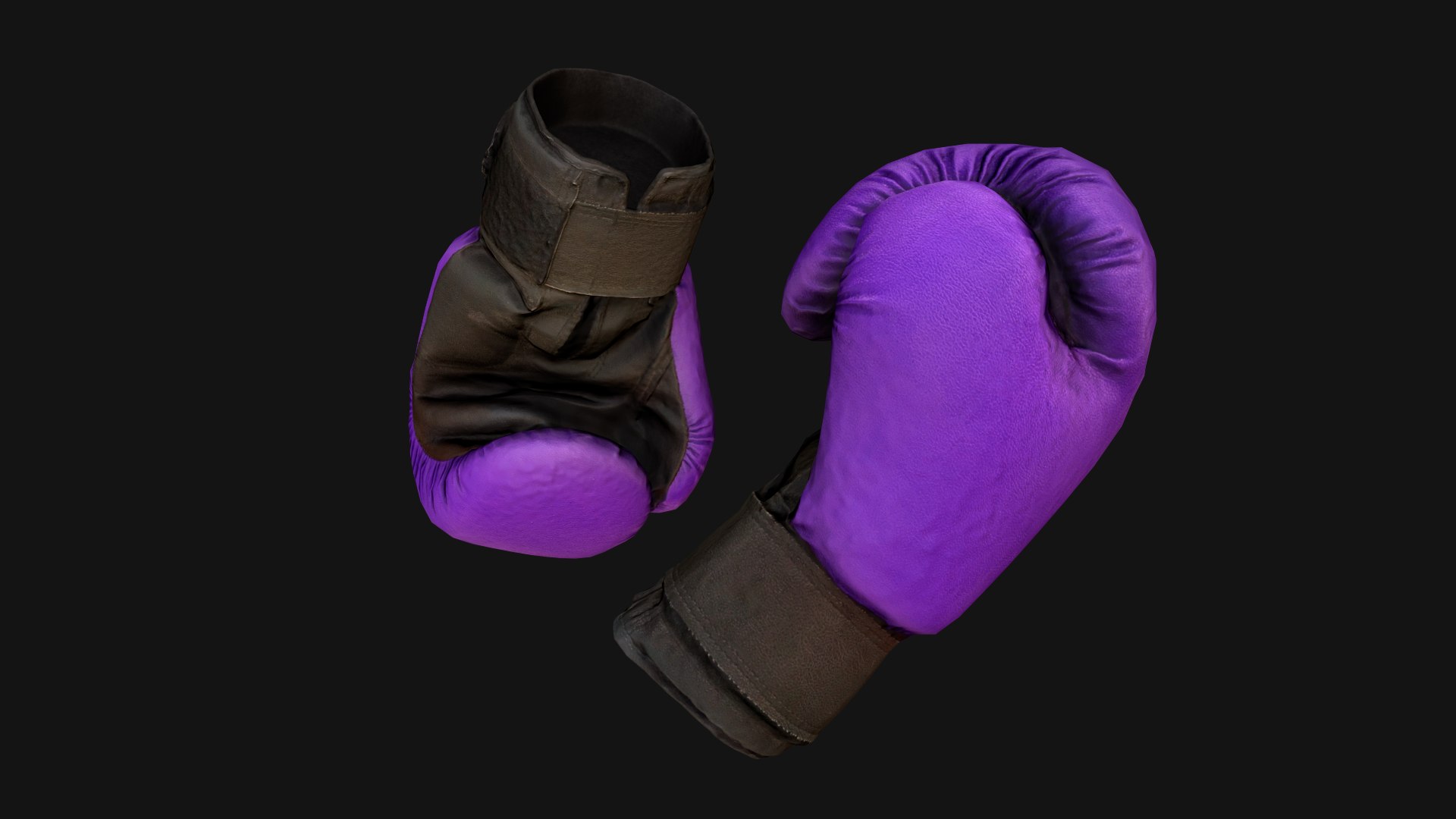 Boxing Gloves Purple Star Model - TurboSquid 1942675