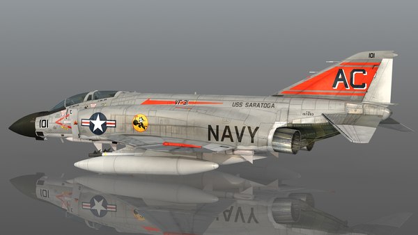 F4 J NAVY Phantom II Tomcatters VF-31 3D model - TurboSquid 1797652