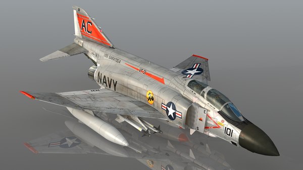 F4 J NAVY Phantom II Tomcatters VF-31 3D model - TurboSquid 1797652