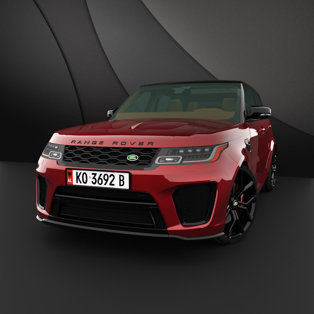 Range Rover Sport Svr 3D Model - TurboSquid 1721441