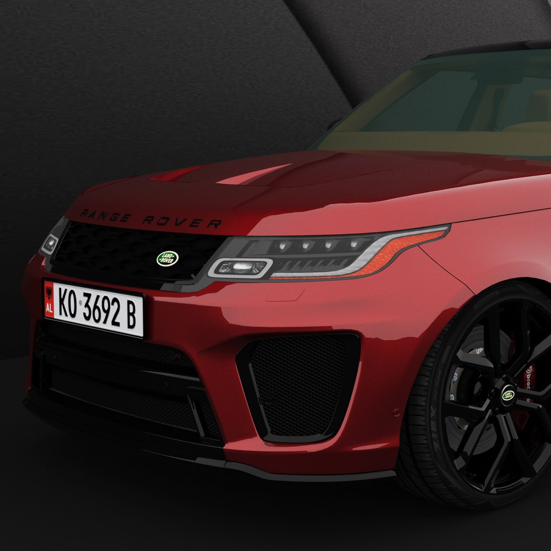 Range Rover Sport Svr 3D Model - TurboSquid 1721441