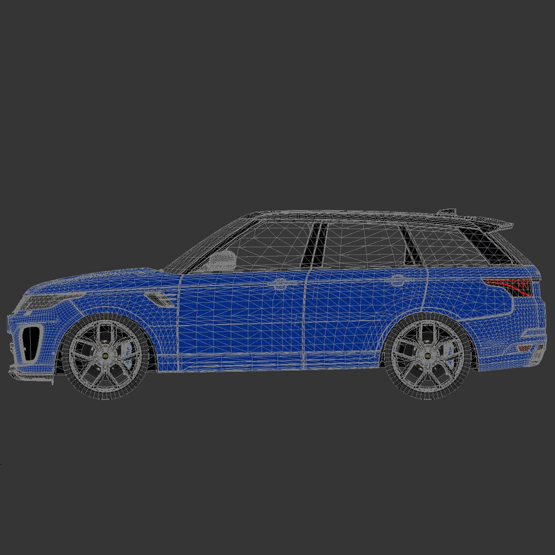 Range Rover Sport Svr 3D Model - TurboSquid 1721441