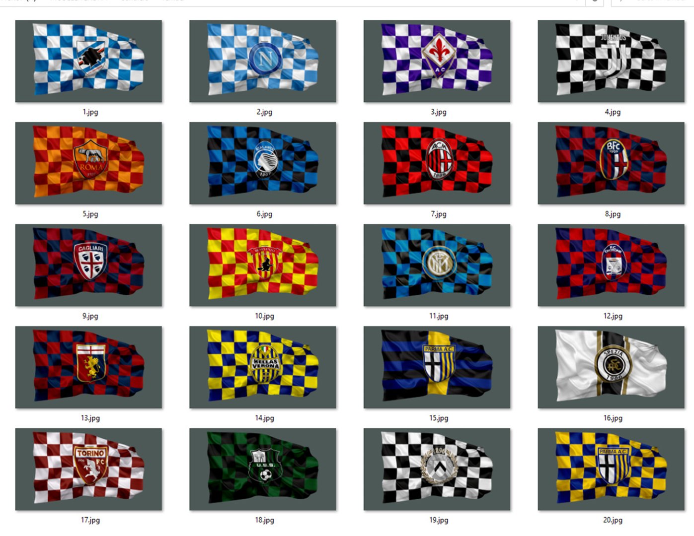 3D Flags Football Clubs - TurboSquid 1646541