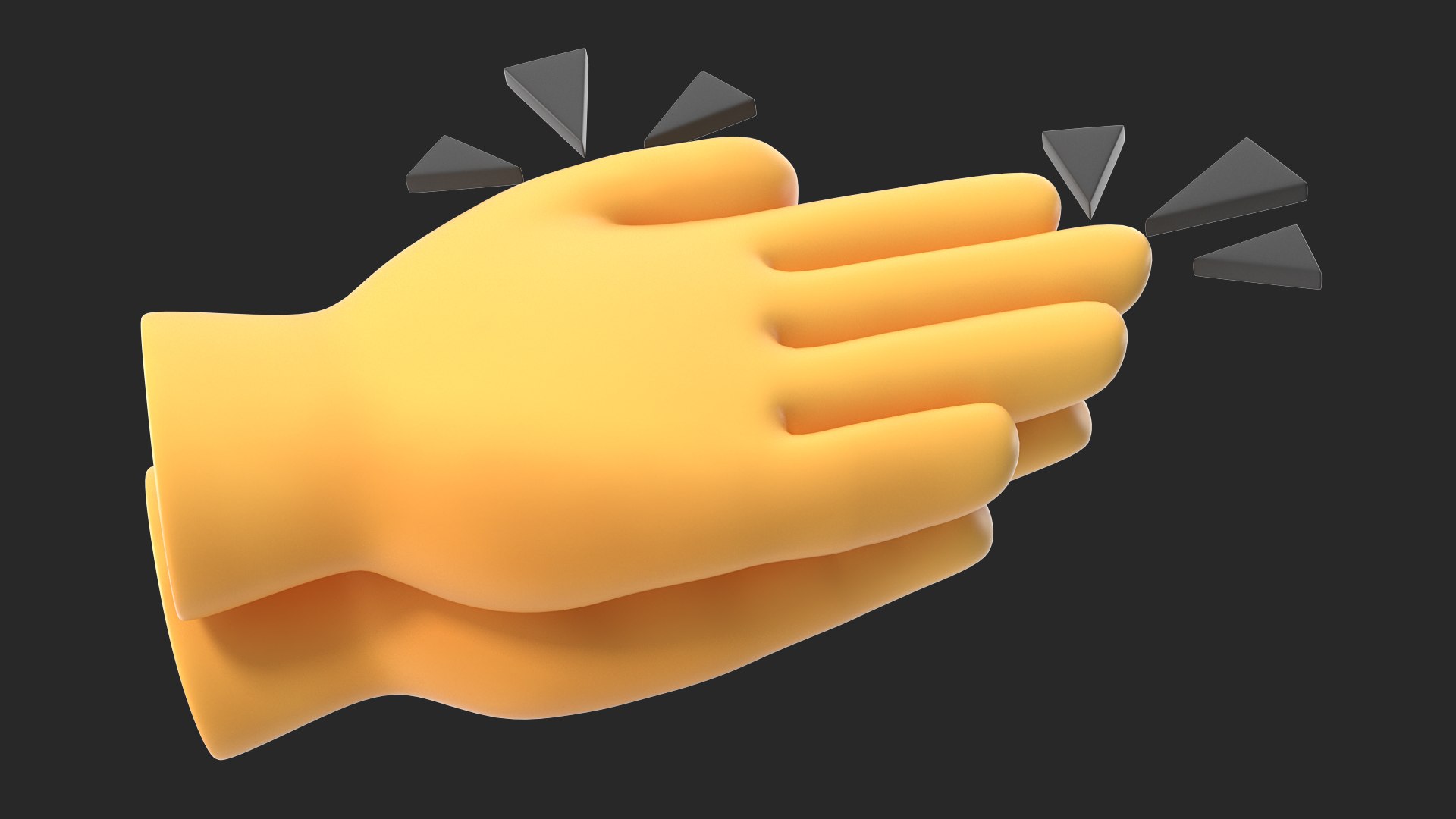 3D clapping hands emoji - TurboSquid 1549510