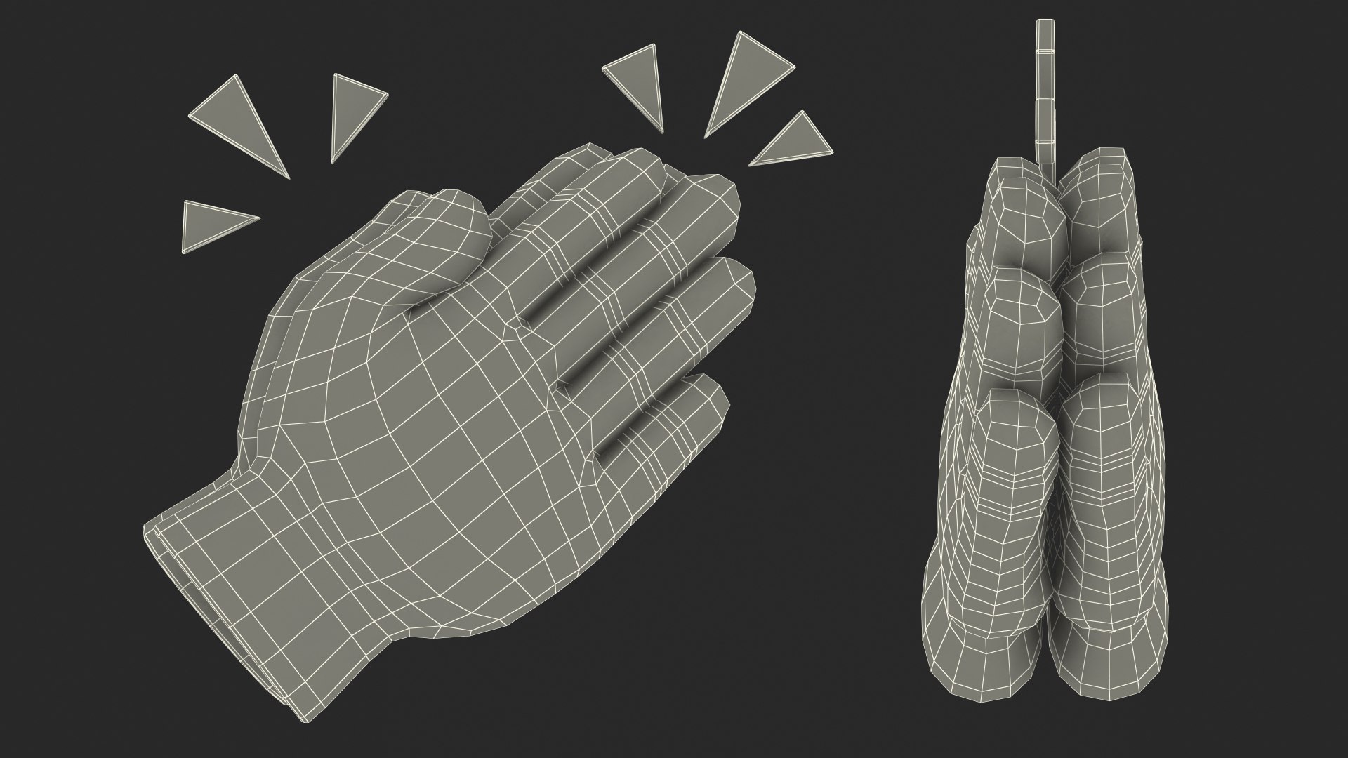 3D clapping hands emoji - TurboSquid 1549510