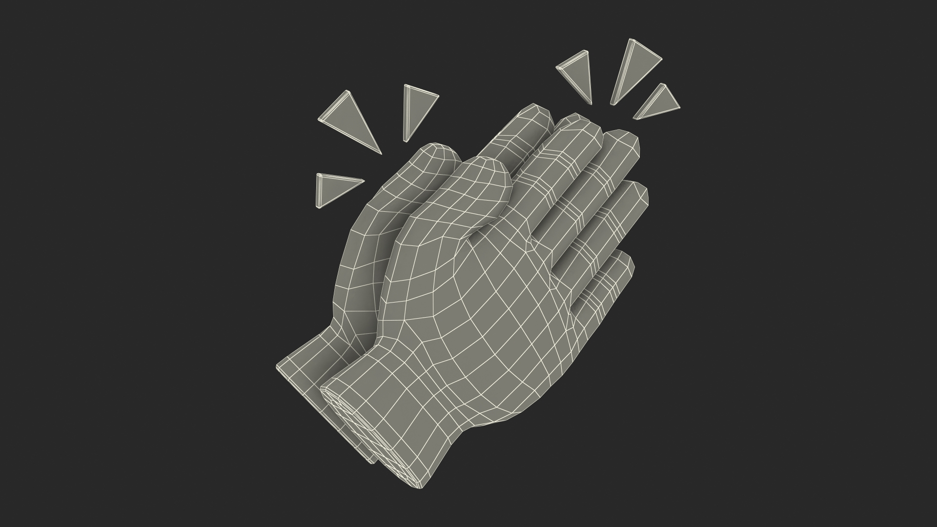 3D Clapping Hands Emoji - TurboSquid 1549510