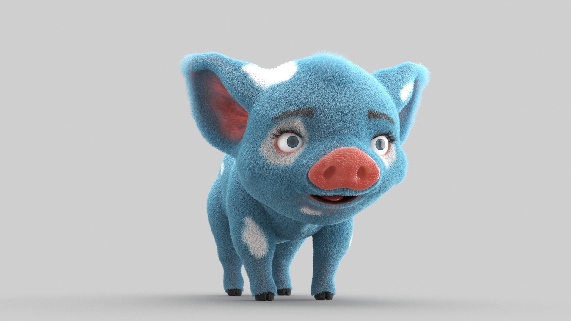 Cartoon Piglet model - TurboSquid 1818982