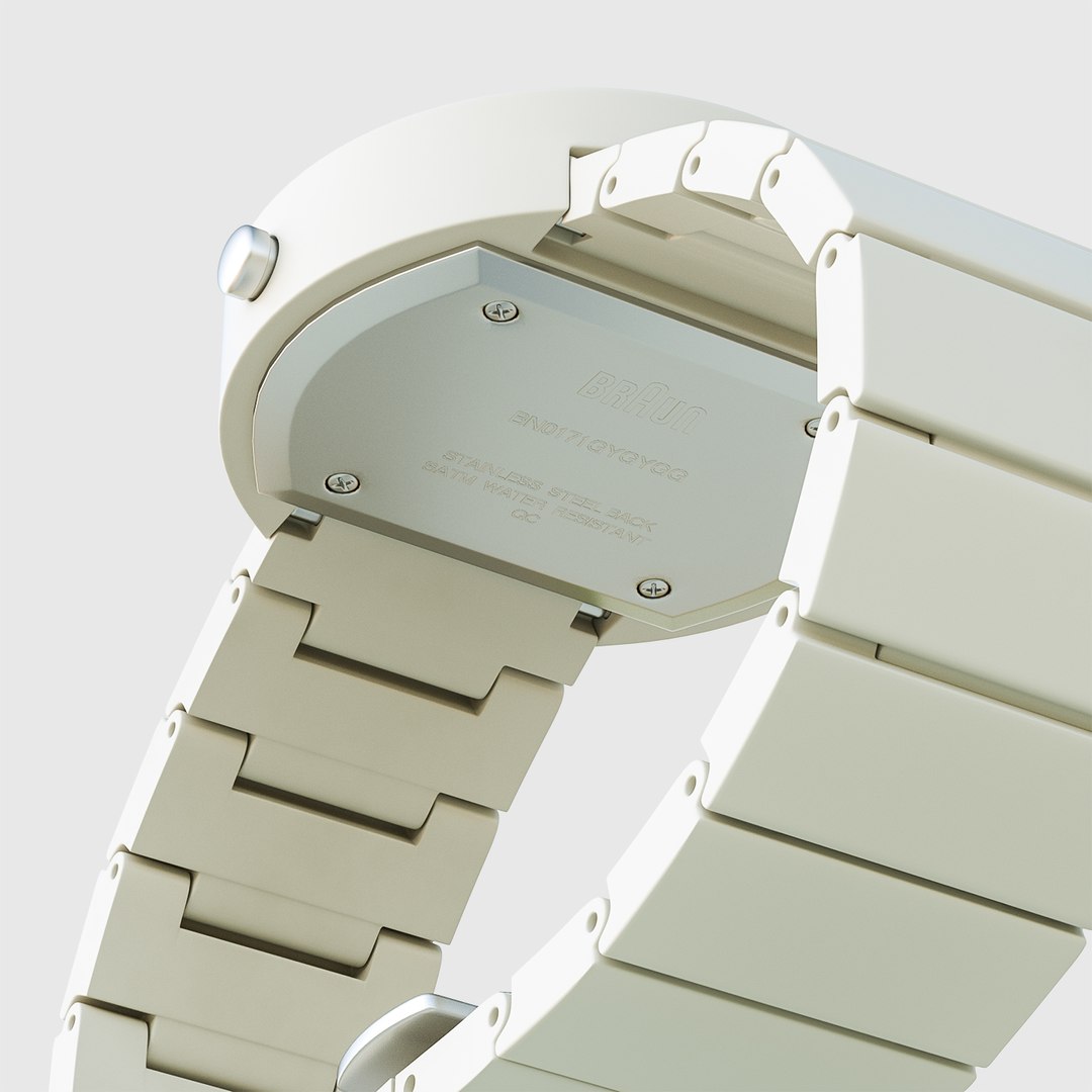 3d Closeup Braun Ceramic Watch