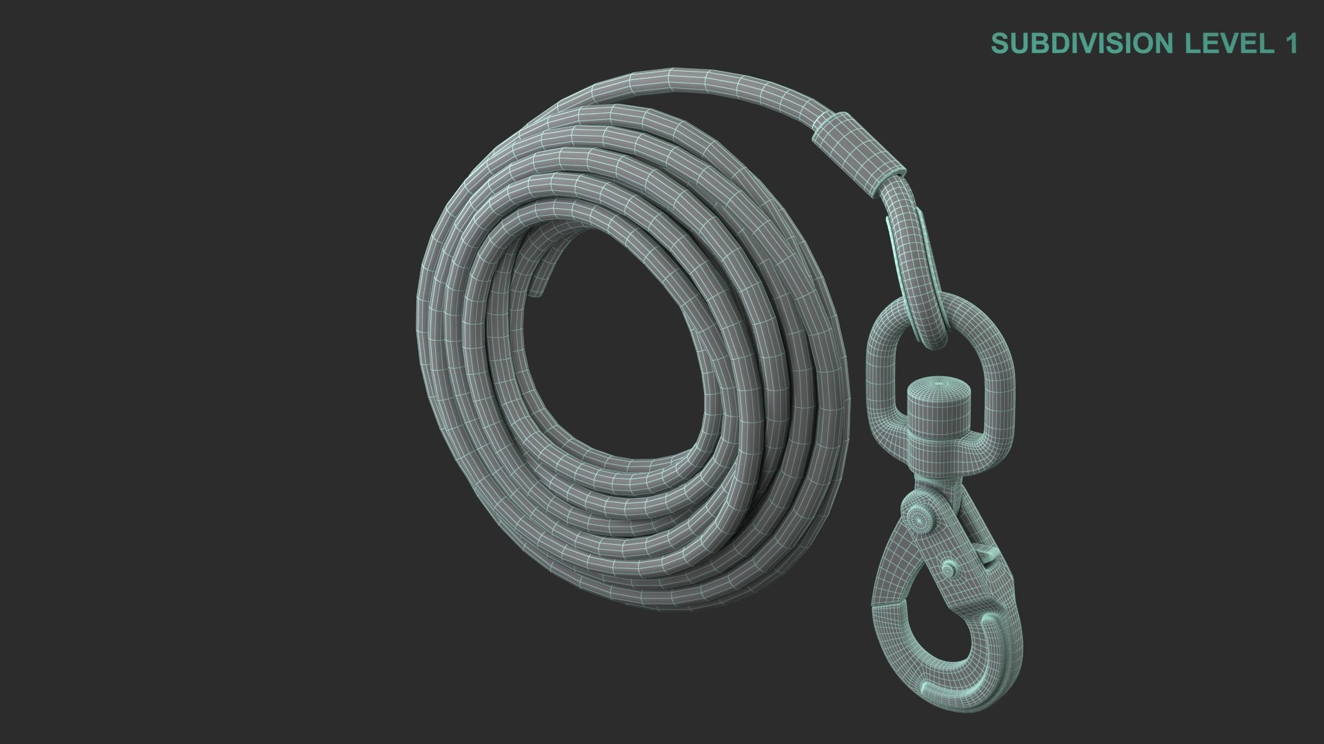 Cable With Hook 3D Model - TurboSquid 2053137