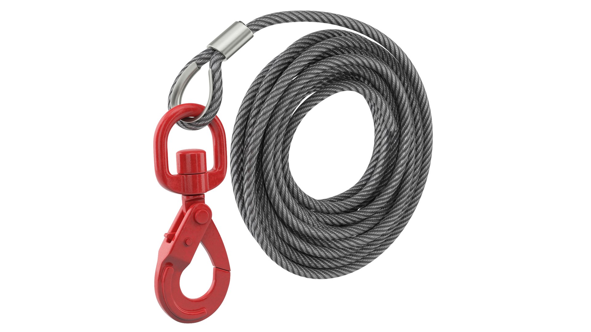 Cable With Hook 3D Model - TurboSquid 2053137