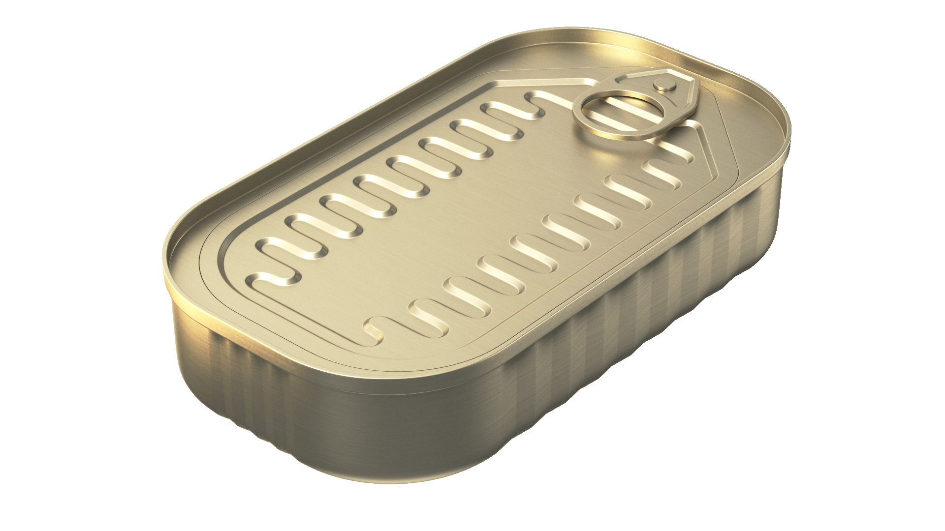 3D Detailed Opened And Closed Tin Can - TurboSquid 2026779