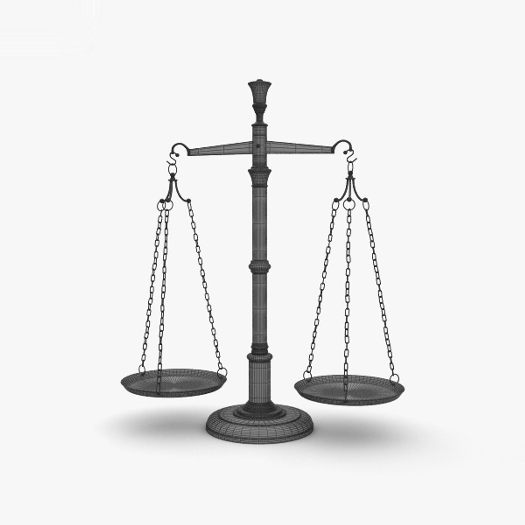 Balance Scale 3D Model - TurboSquid 1481841