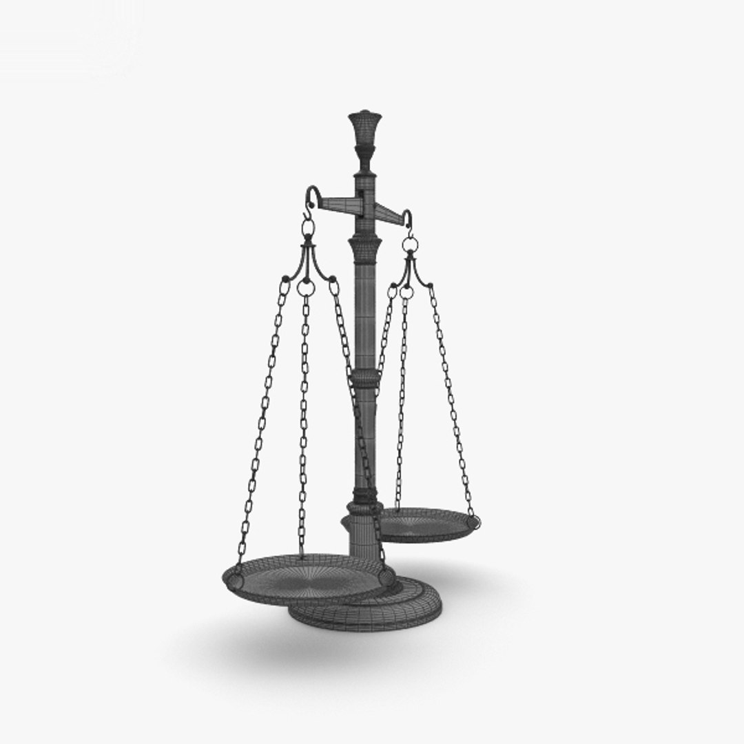 Balance Scale 3D Model - TurboSquid 1481841