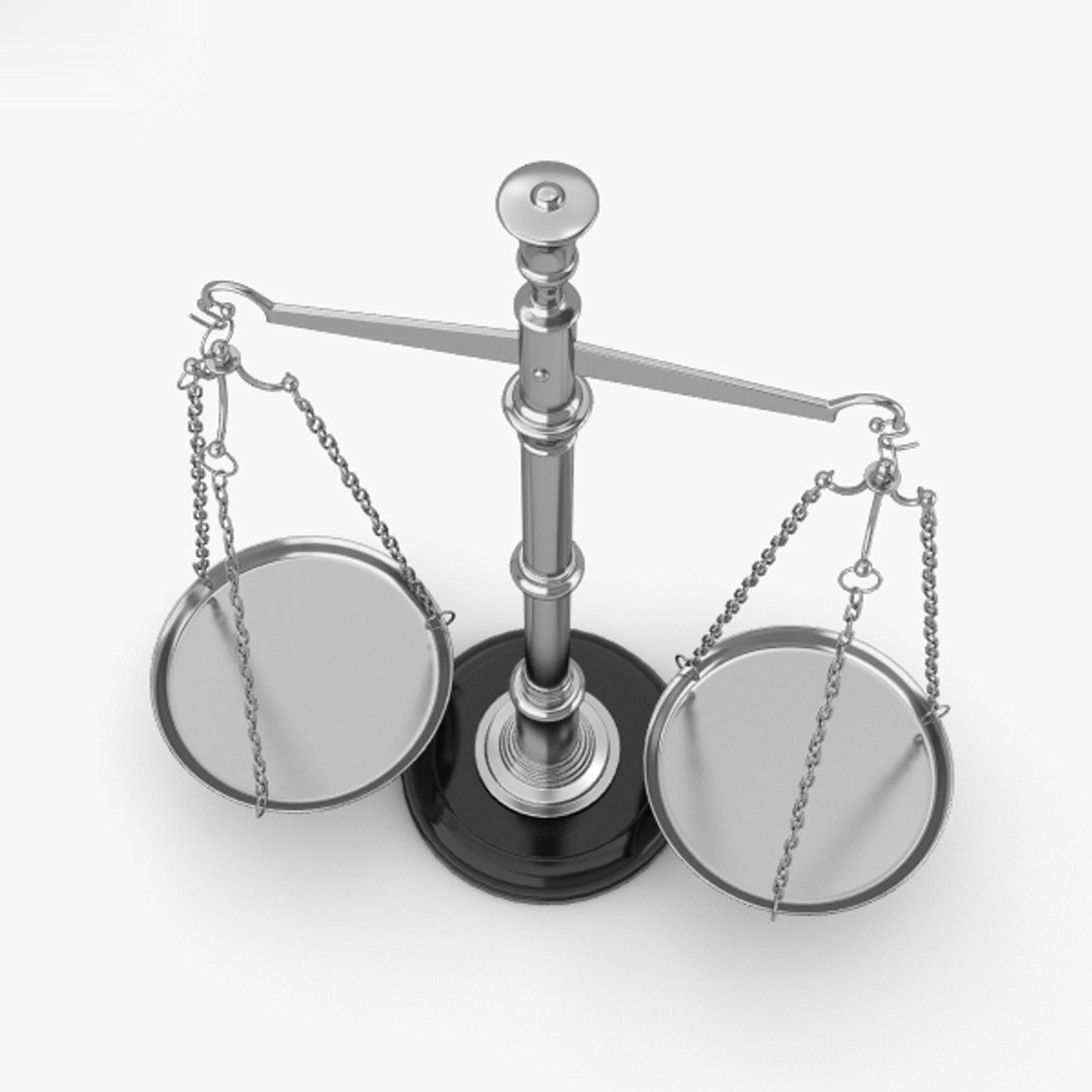 Balance Scale 3D Model - TurboSquid 1481841