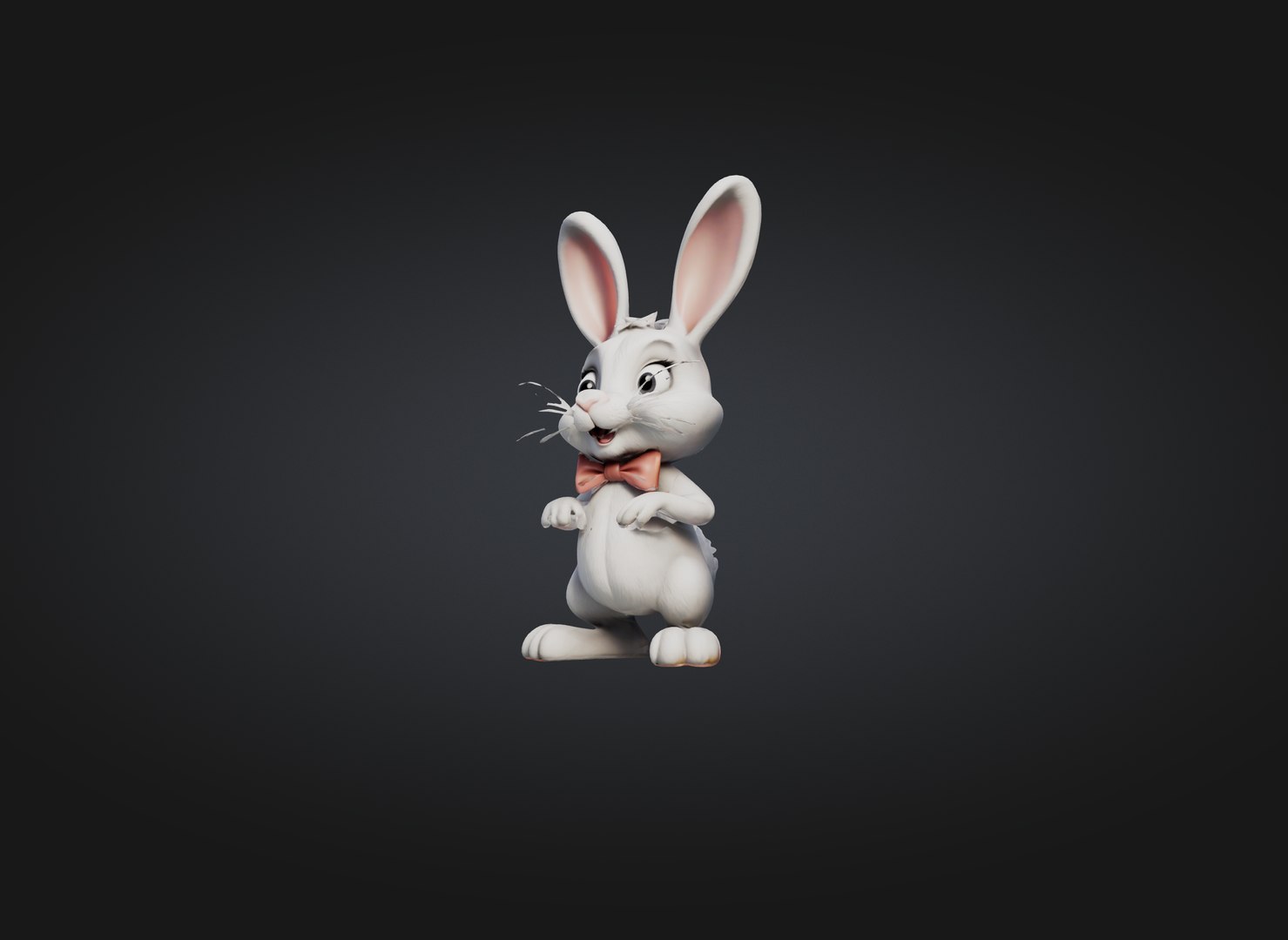 3D Cute Cartoon Rabbit Model - TurboSquid 2287958