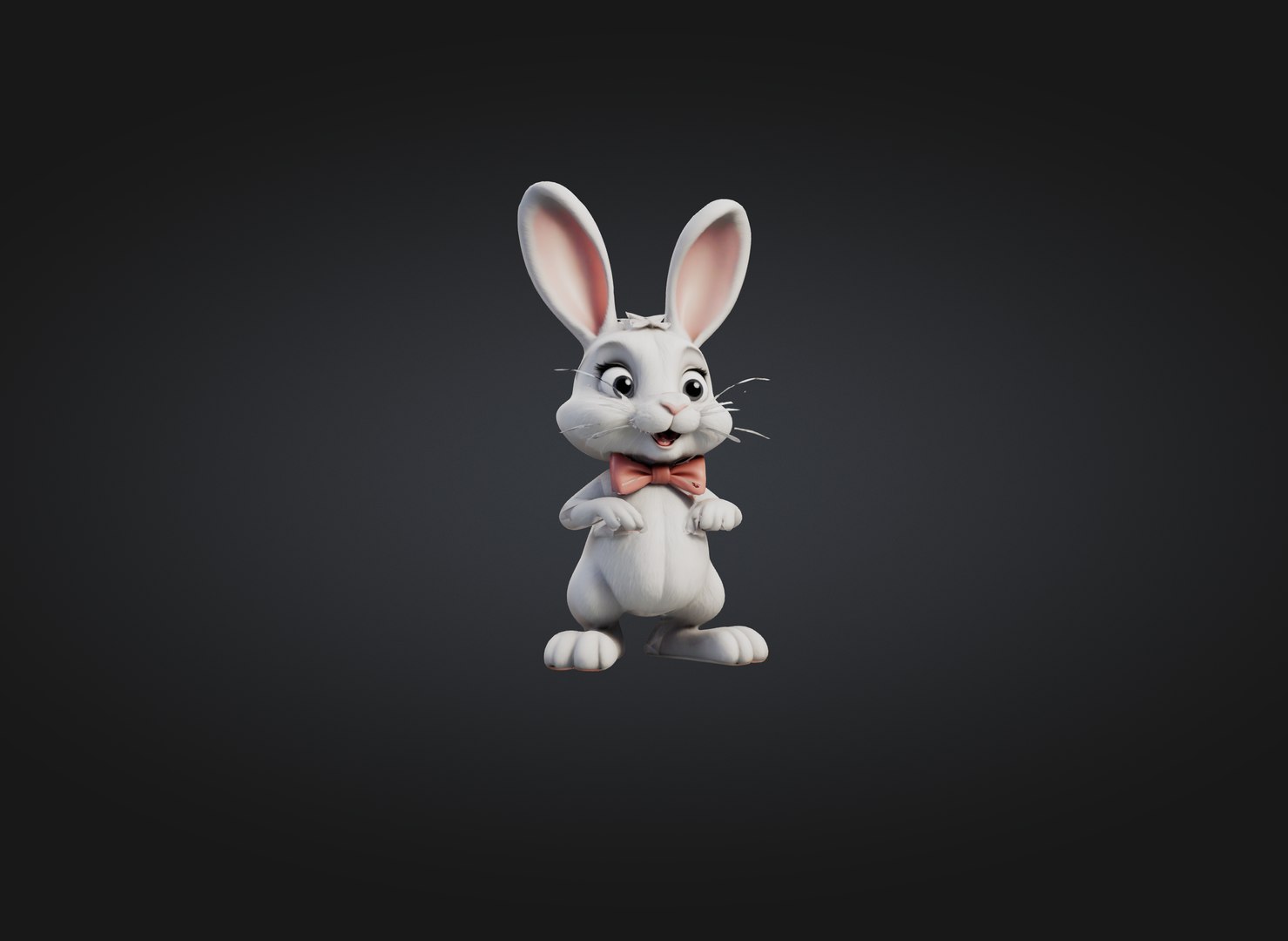 3D Cute Cartoon Rabbit Model - TurboSquid 2287958
