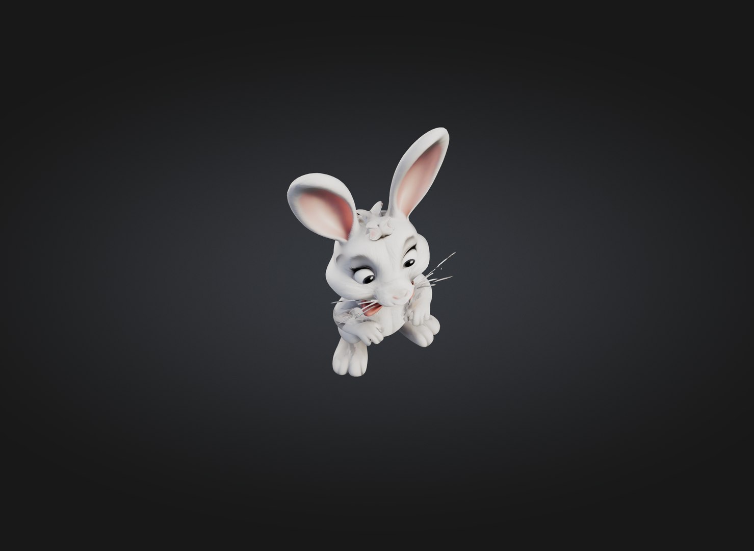 3D Cute Cartoon Rabbit Model - TurboSquid 2287958