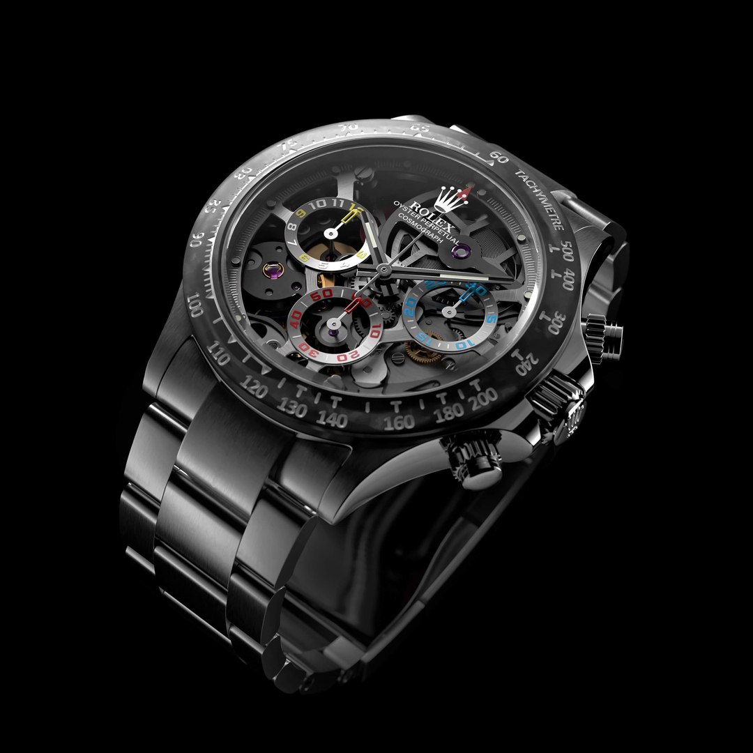 Rolex Daytona Montoya Skeleton 3D Model 3D - TurboSquid 2369500