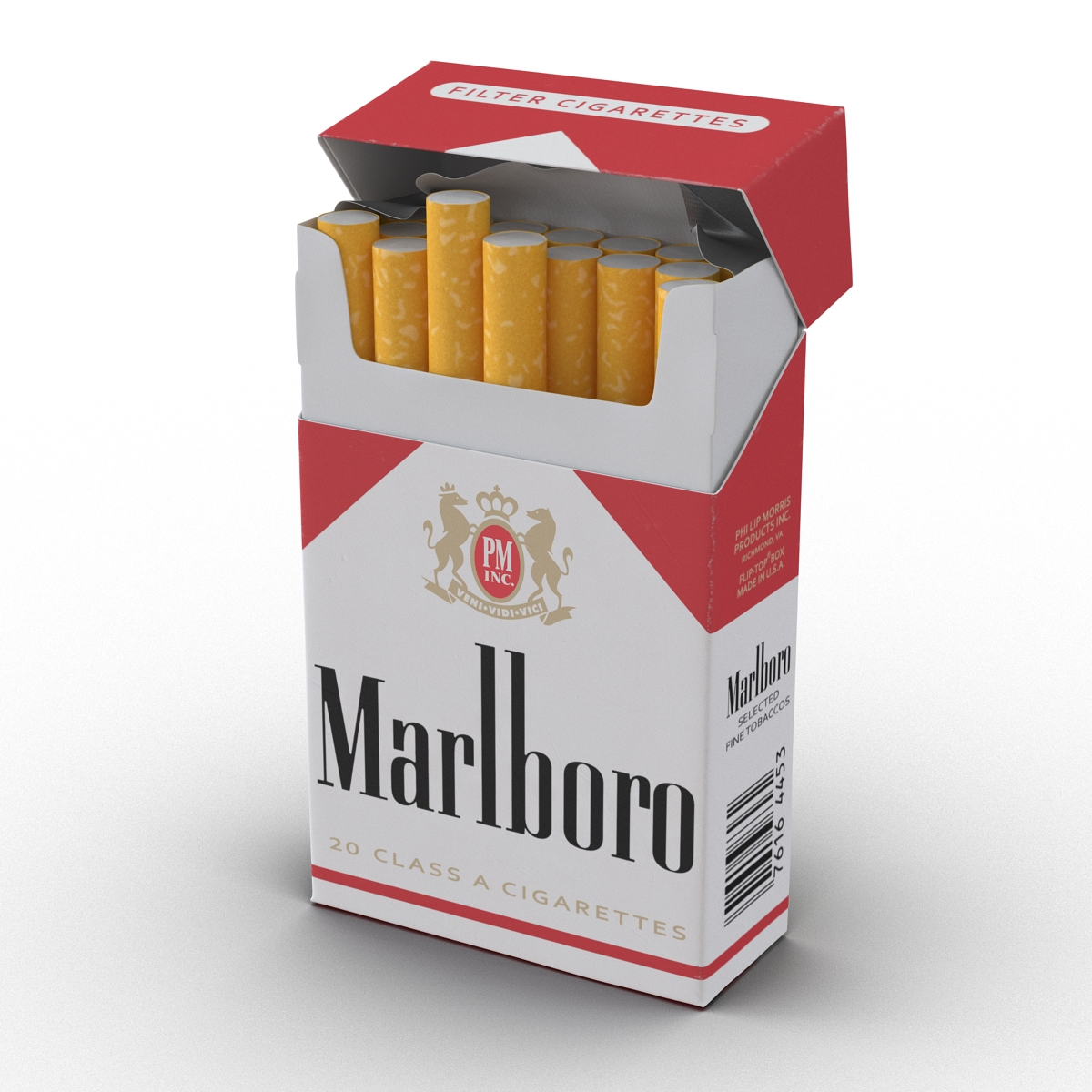 modelo 3d Paquete de cigarrillos Marlboro y encendedor - TurboSquid 1227285