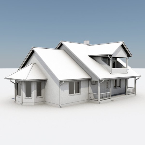 modelo 3d Casa de dos pisos 03 - TurboSquid 610247
