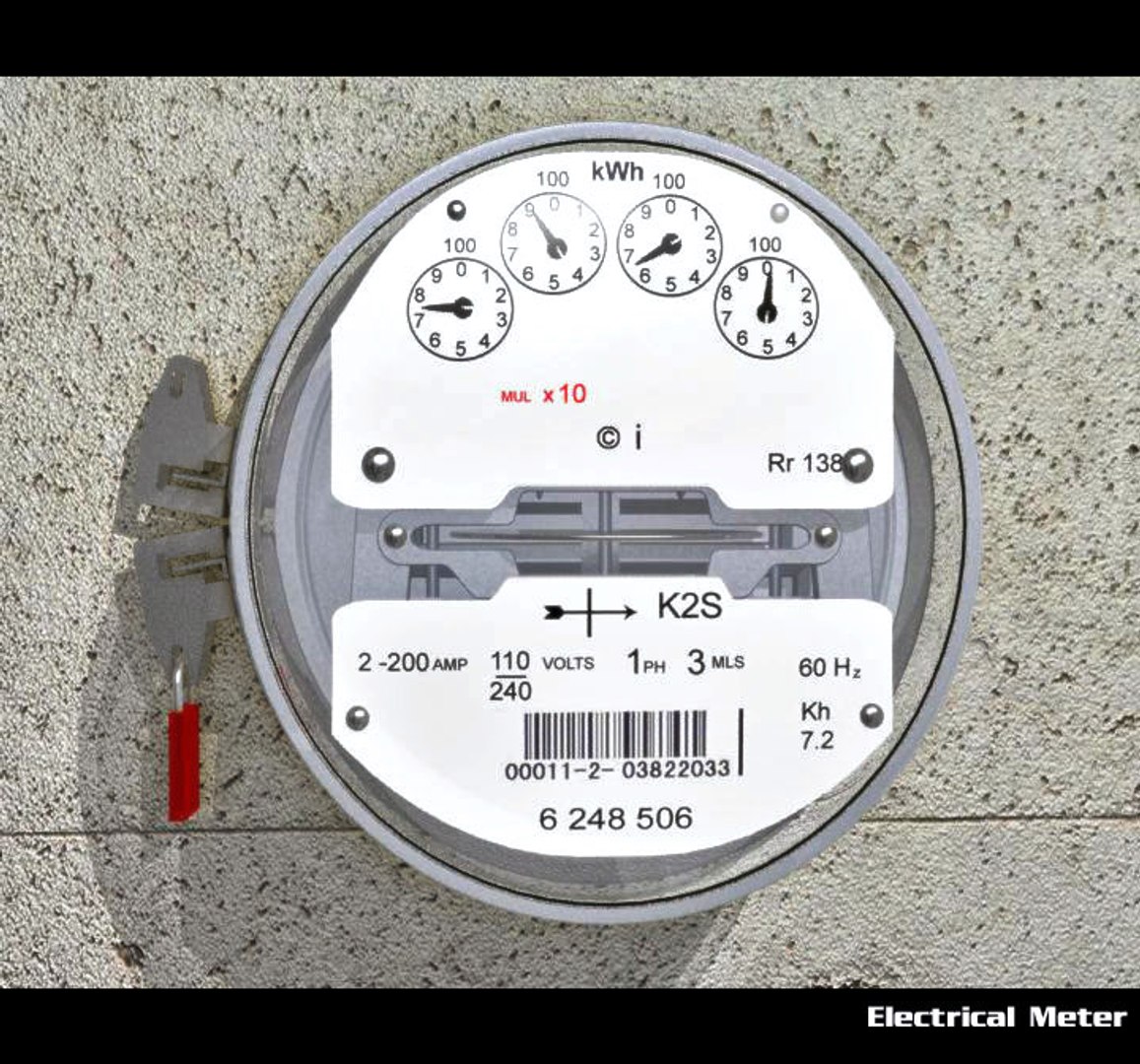 3d Model Electrical Meter