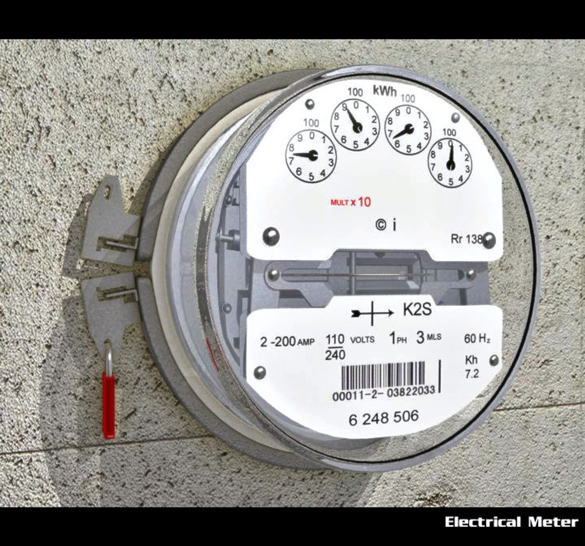 3d Model Electrical Meter