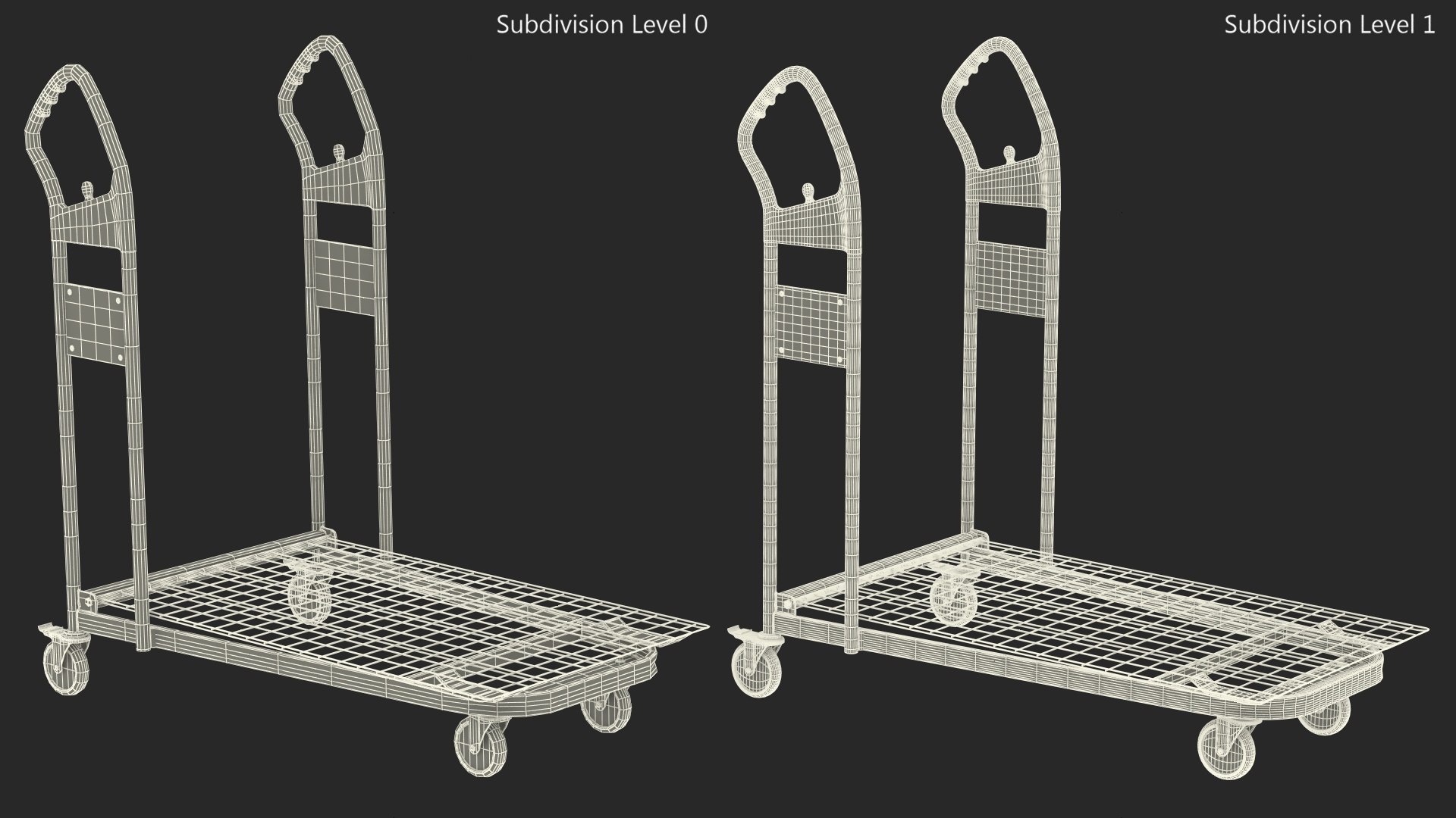 Cargo Shopping Trolley 3D Model - TurboSquid 2042293