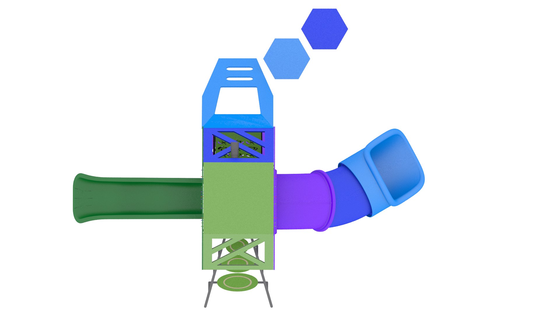 Hex Playground 3D - TurboSquid 1756845