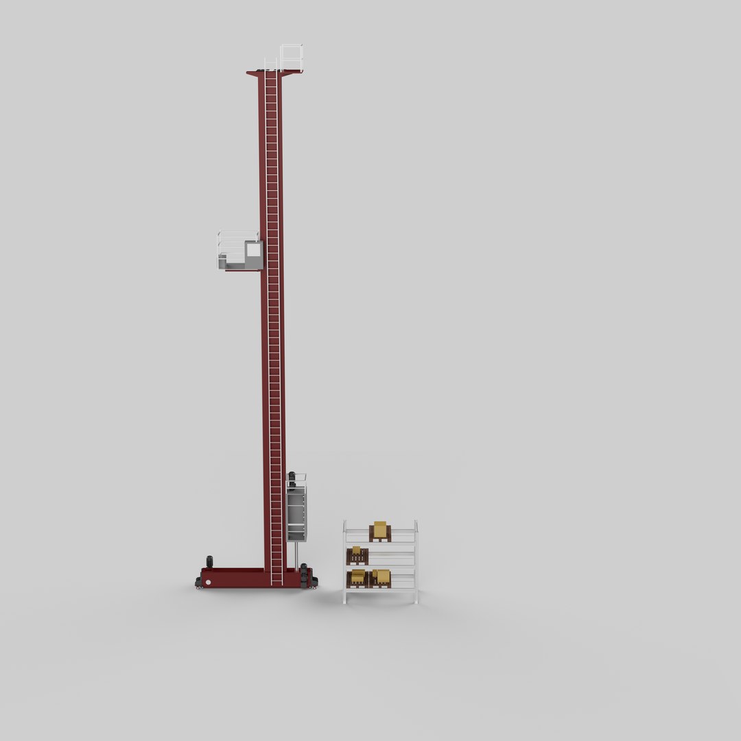 Shelf Stacker Small 3D - TurboSquid 2254014