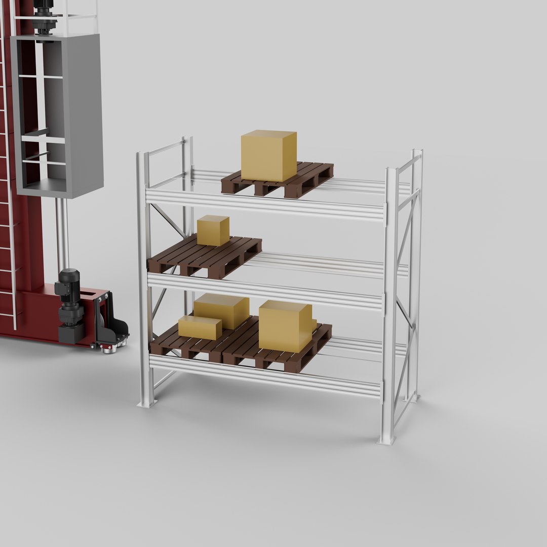 Shelf Stacker Small 3D - TurboSquid 2254014