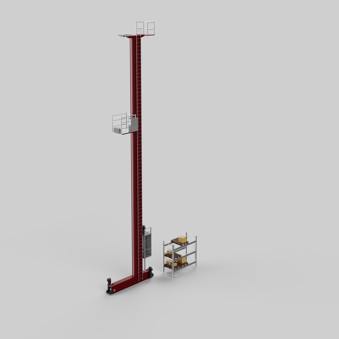 Shelf Stacker Small 3D - TurboSquid 2254014