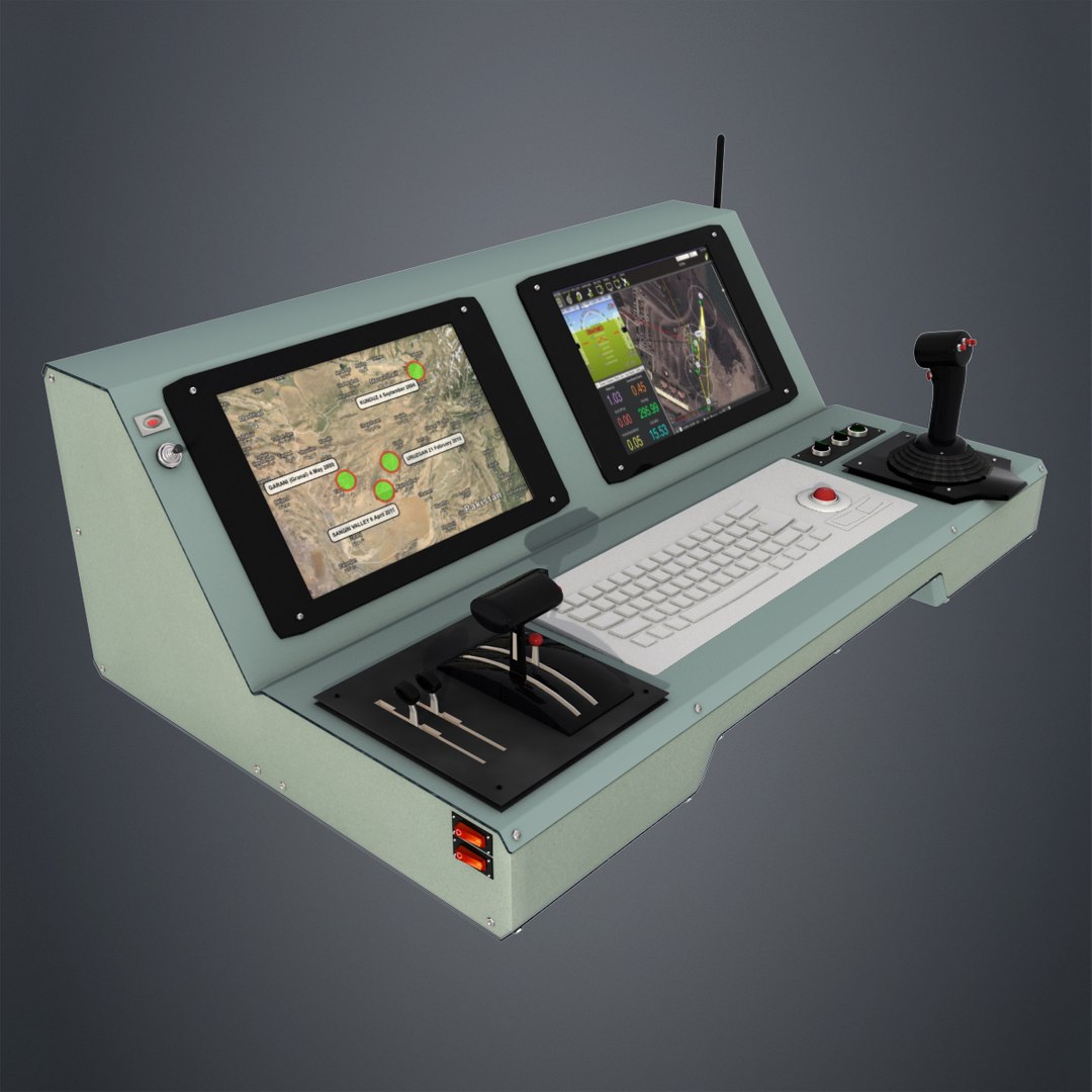 Uav Control Console 3D Model - TurboSquid 1154516
