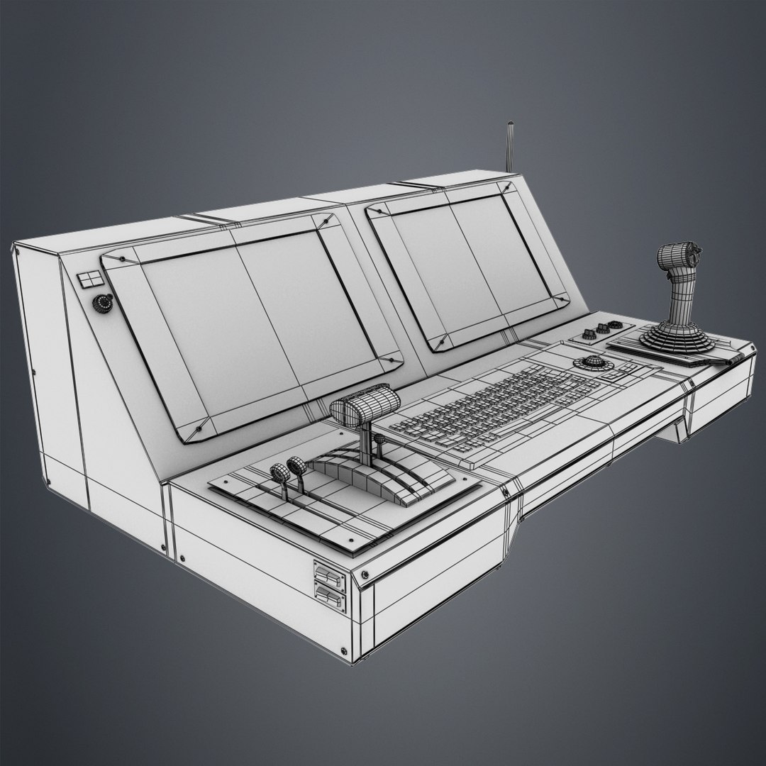 Uav Control Console 3D Model - TurboSquid 1154516