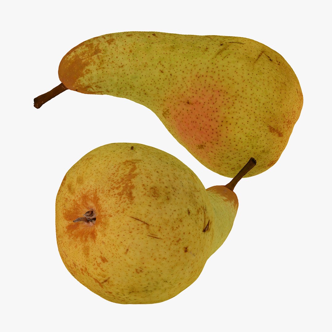 3D PEAR 1 CROSS POLARIZED 3D SCAN FRUIT LOW HIGH POLY 3D MODEL 16k 8k ...