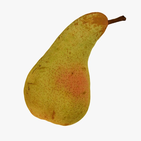 PEAR 1 CROSS POLARIZED 3D SCAN FRUIT LOW HIGH POLY 3D MODEL 16k 8k ...