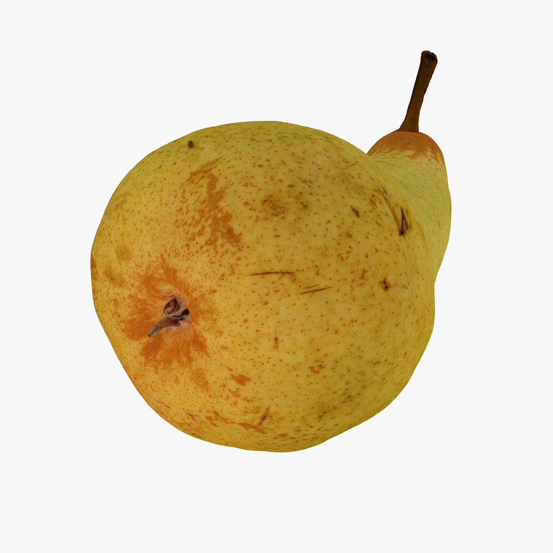 3D PEAR 1 CROSS POLARIZED 3D SCAN FRUIT LOW HIGH POLY 3D MODEL 16k 8k ...