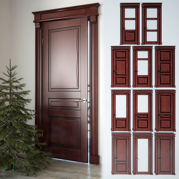 3d classic door fir