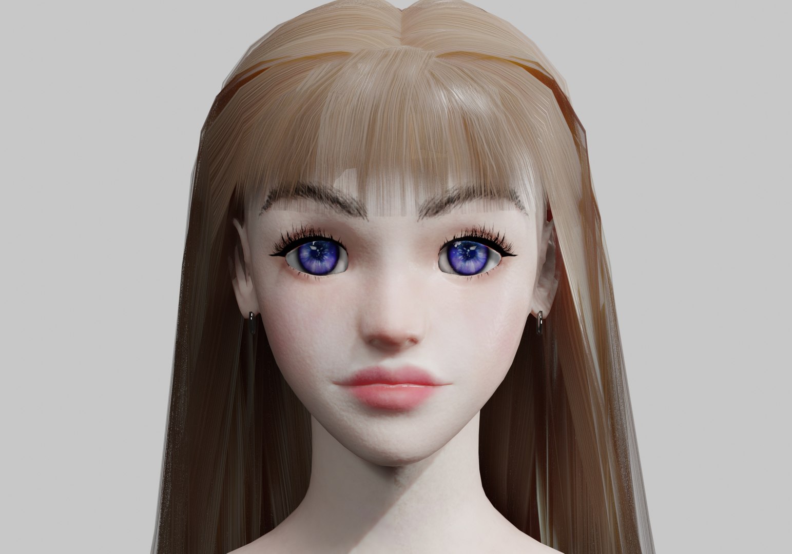 Cute Basic Woman V32239 3D Model - TurboSquid 2278022